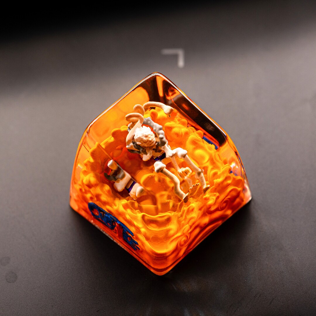 Luffy Launching Pirate Artisan Keycap One Piece Keycap for Mechanical ...