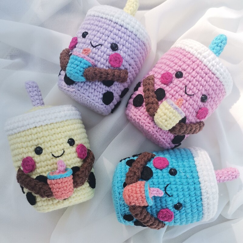 Boba Tea Keychain - Etsy