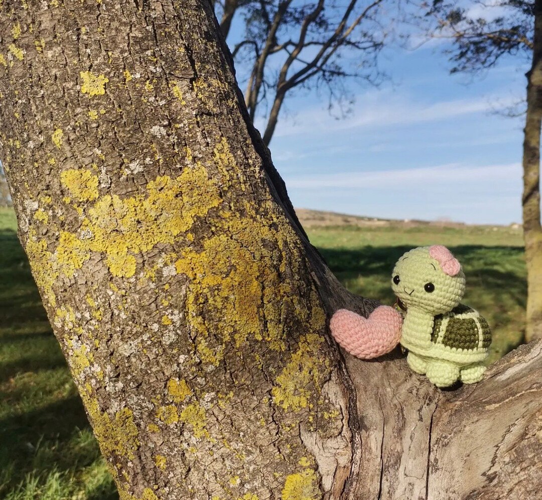 Turtle Keychain,crochet Turtle, Handmade Keychain,amigurumi Keychain ...