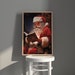 Santa Claus Painting Printable Wall Art Design Christmas Wall - Etsy