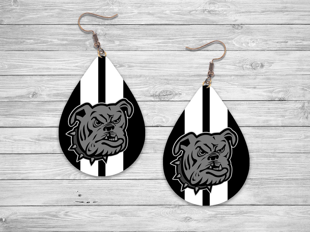 Carl Junction Bulldogs Earring PNG, Carl Junction Football Earring ...