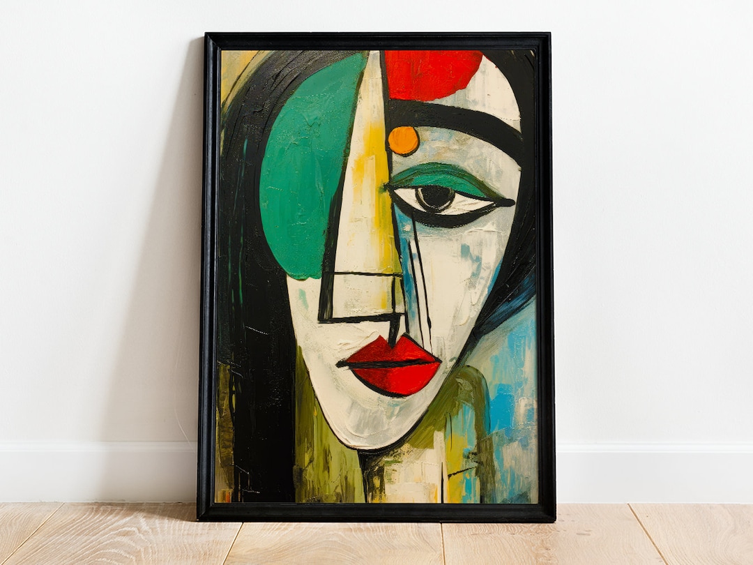 Cubism Printable Wall Art, Wall Art Décor, Abstract Wall Art, Large ...