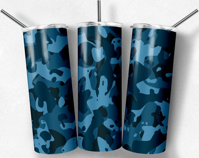 20oz Skinny Tumbler Sublimation Designs Air Force Digital Camo Flag for ...