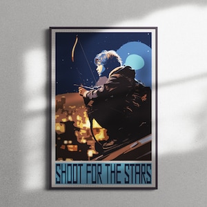 Shoot for the Stars Poster: Motivational Wall Art (digital Download) - Etsy