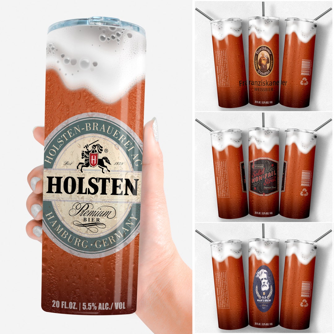 Vintage Beer Labels 20oz Tumbler Sublimation Design (digital Download ...