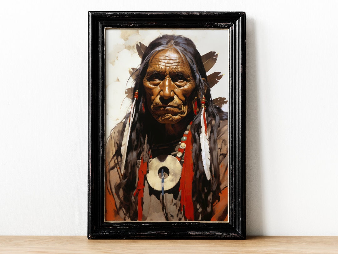 Native American Printable Wall Art Design, Digital Wall Art, Home Décor ...