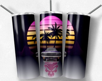 20 Oz Skinny Tumbler Sublimation Design Template Chocolate - Etsy