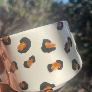 Cheetah Print Mug / Animal Print Mug / Hand Made Mug - Etsy