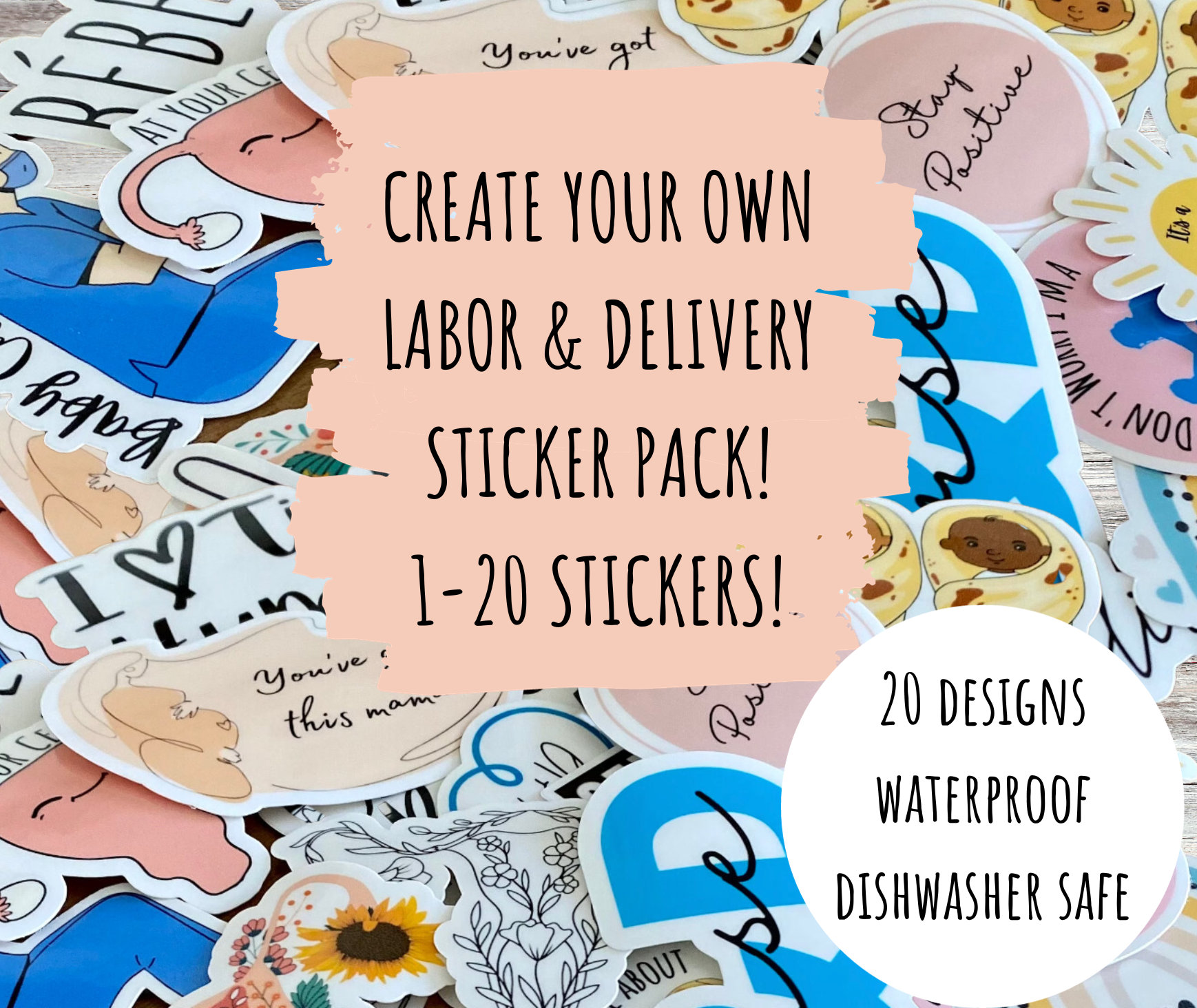 Labor and Delivery Nurse Stickers Gift for Labor Nurse Gift Stickers ...