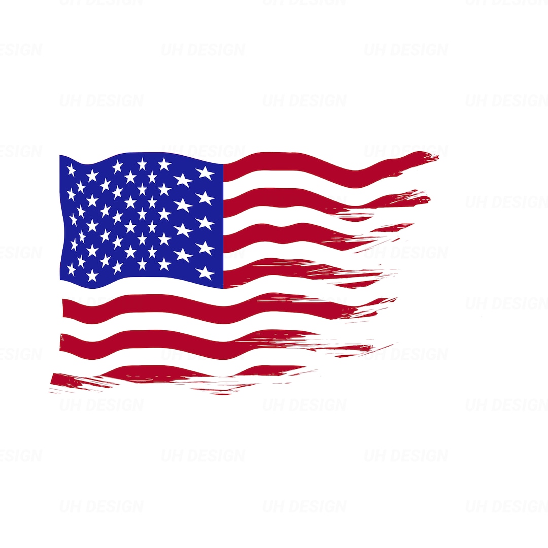 American Flag, United States of America Flag, USA Flag SVG Digital ...
