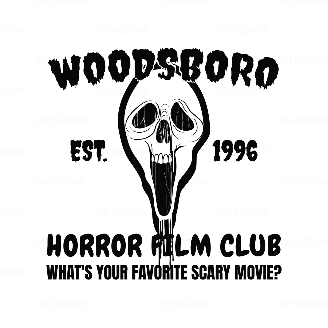 Woodsboro Horror Film Club SVG Digital Instant Download for Cricut ...