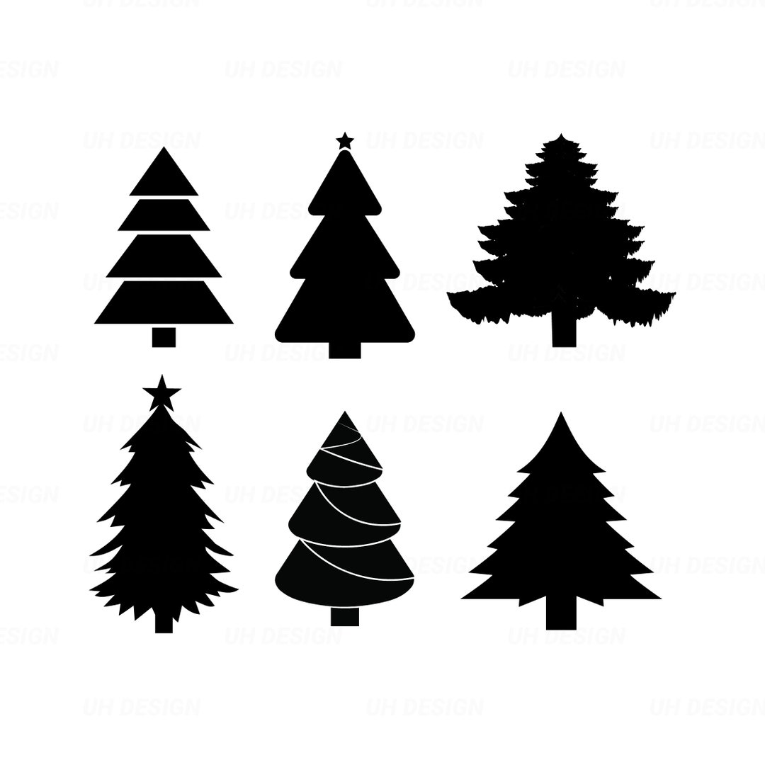 Christmas Tree Holiday Xmas SVG Digital Instant Download for Cricut ...
