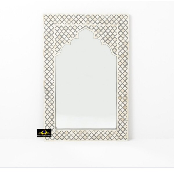 Bone Inlay Mirror - Etsy