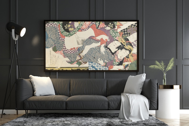 Shunga, Japanese Erotic Art, Erotica, Poster, Instant Download, Digital ...