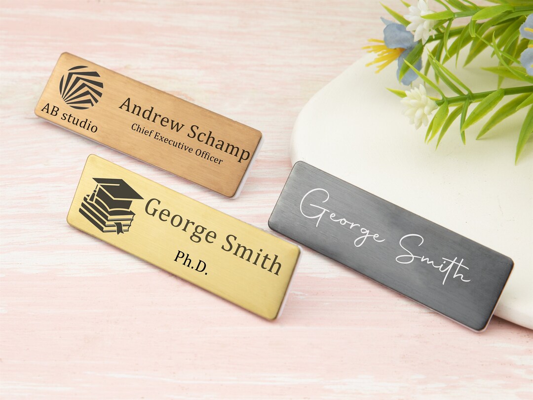 Personalized Name Tag Badge Pin or Magnet Attachment Nurse - Etsy Singapore