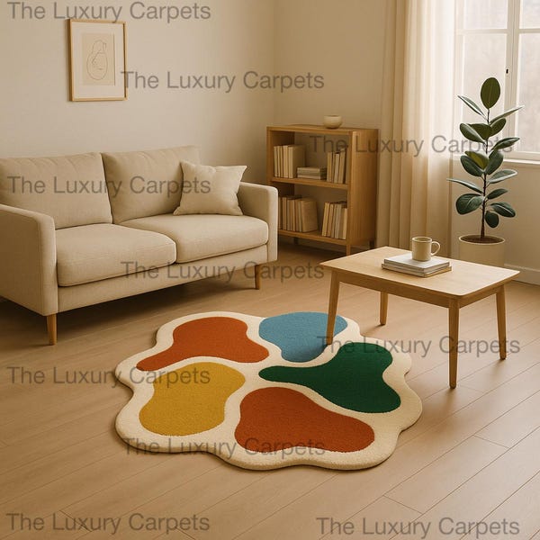 Blob Rug - Etsy