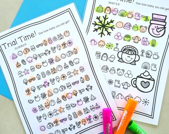 100 TRIALS Outdoor Camping Themed Speech Therapy | Reward Chart ...