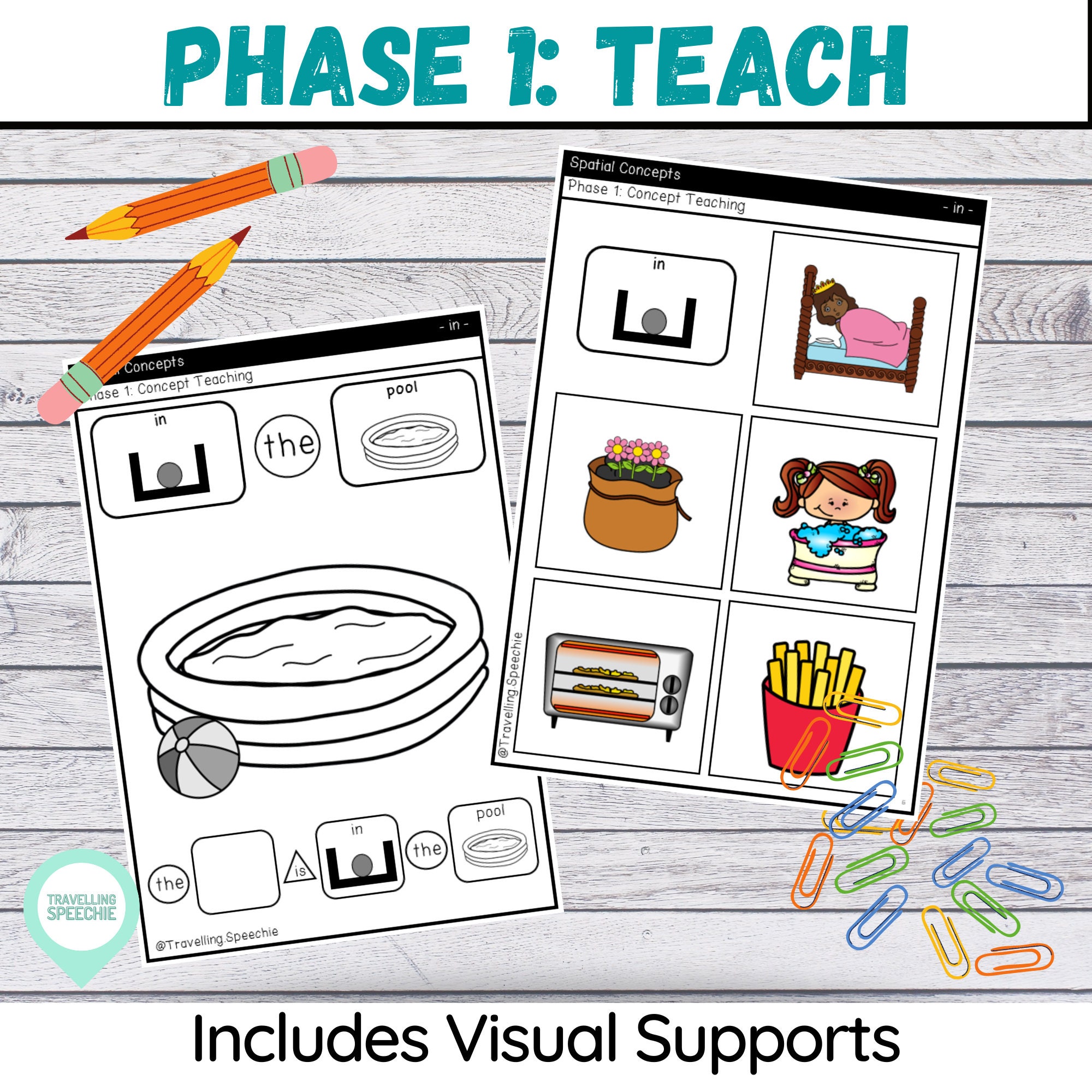 ON Spatial Concepts Speech Therapy Teaching Prepositions, Language ...