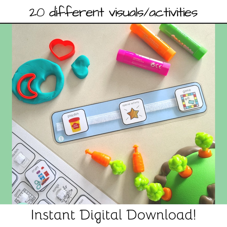 Customizable Visual Schedule Early Learning & Special Needs (PDF ...