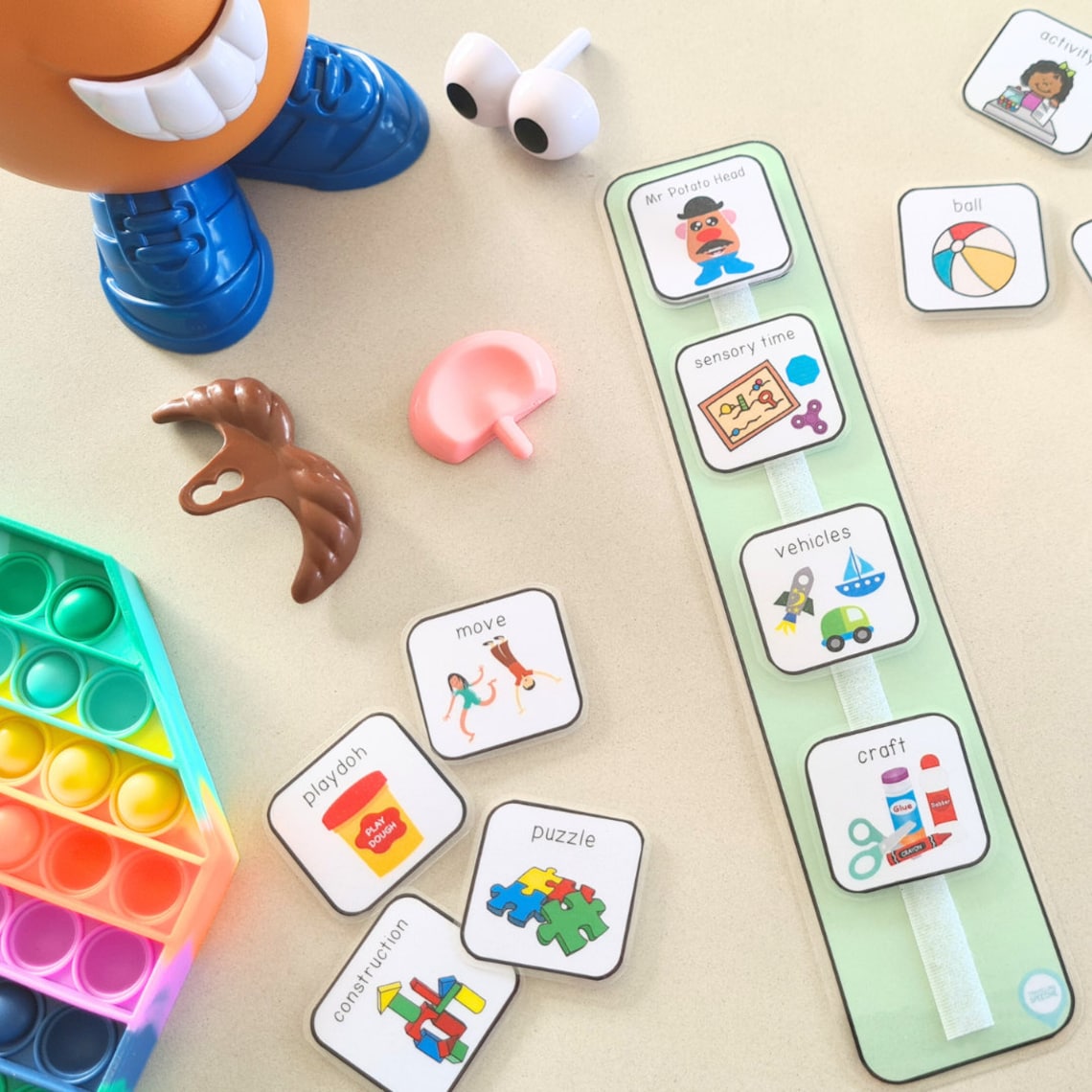 Customizable Visual Schedule Early Learning & Special Needs (PDF ...