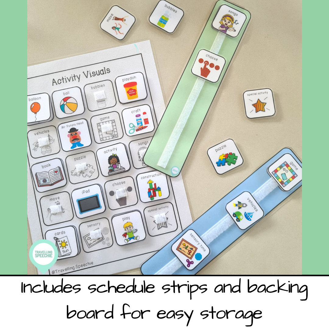 Customizable Visual Schedule for Early Learning & Speech Therapy ...