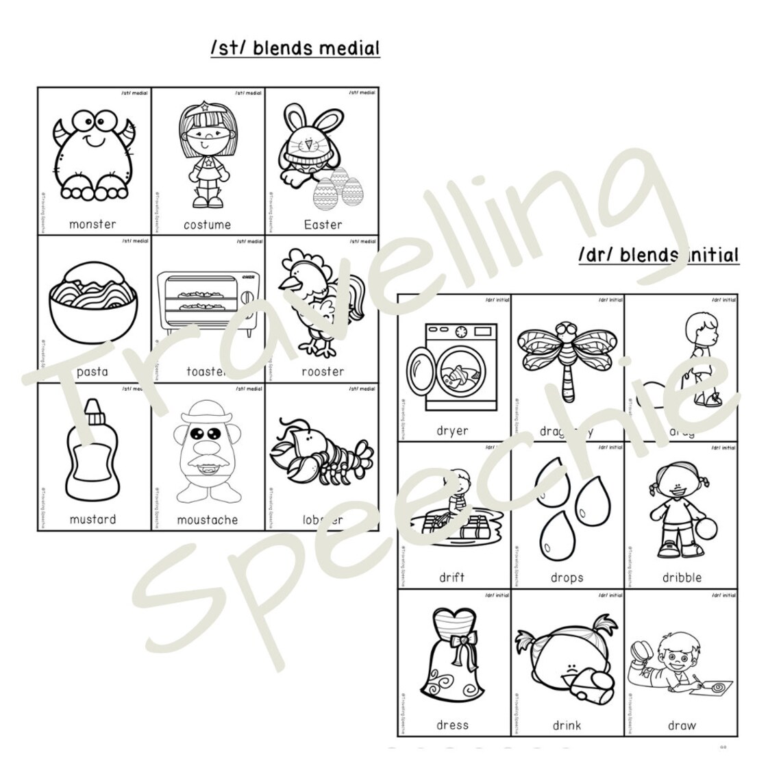 Articulation Flash Cards Speech Therapy Teaching Apraxia - Etsy