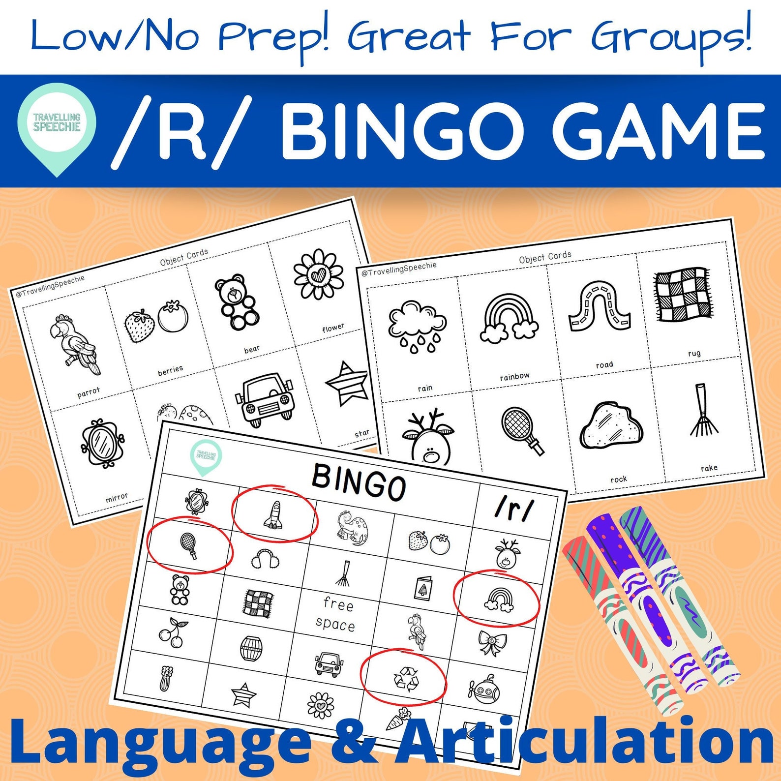 R BINGO ARTIC Speech Therapy - Teaching Phonics Letter Awareness ...
