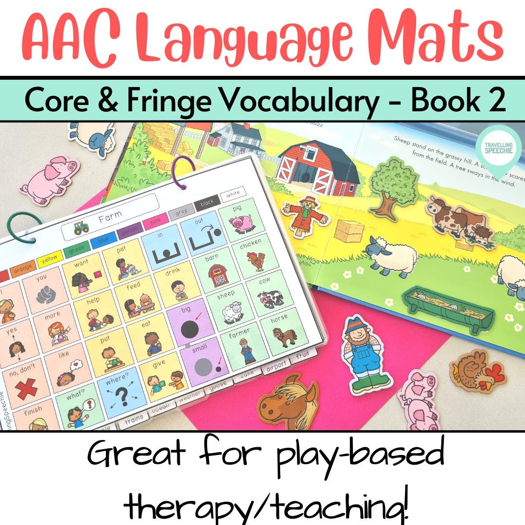 AAC Communication Board Book 2: Farm, Ocean, Weather (PDF) Special ...