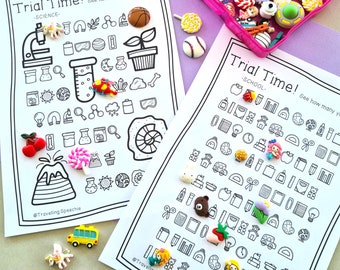 100 TRIALS Outdoor Camping Themed Speech Therapy | Reward Chart ...