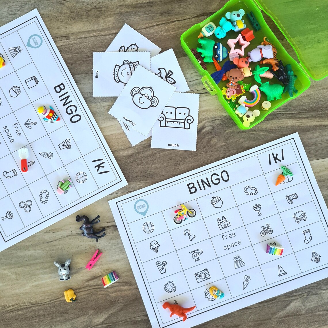 K BINGO ARTIC Speech Therapy - Teaching Phonics Letter Awareness ...