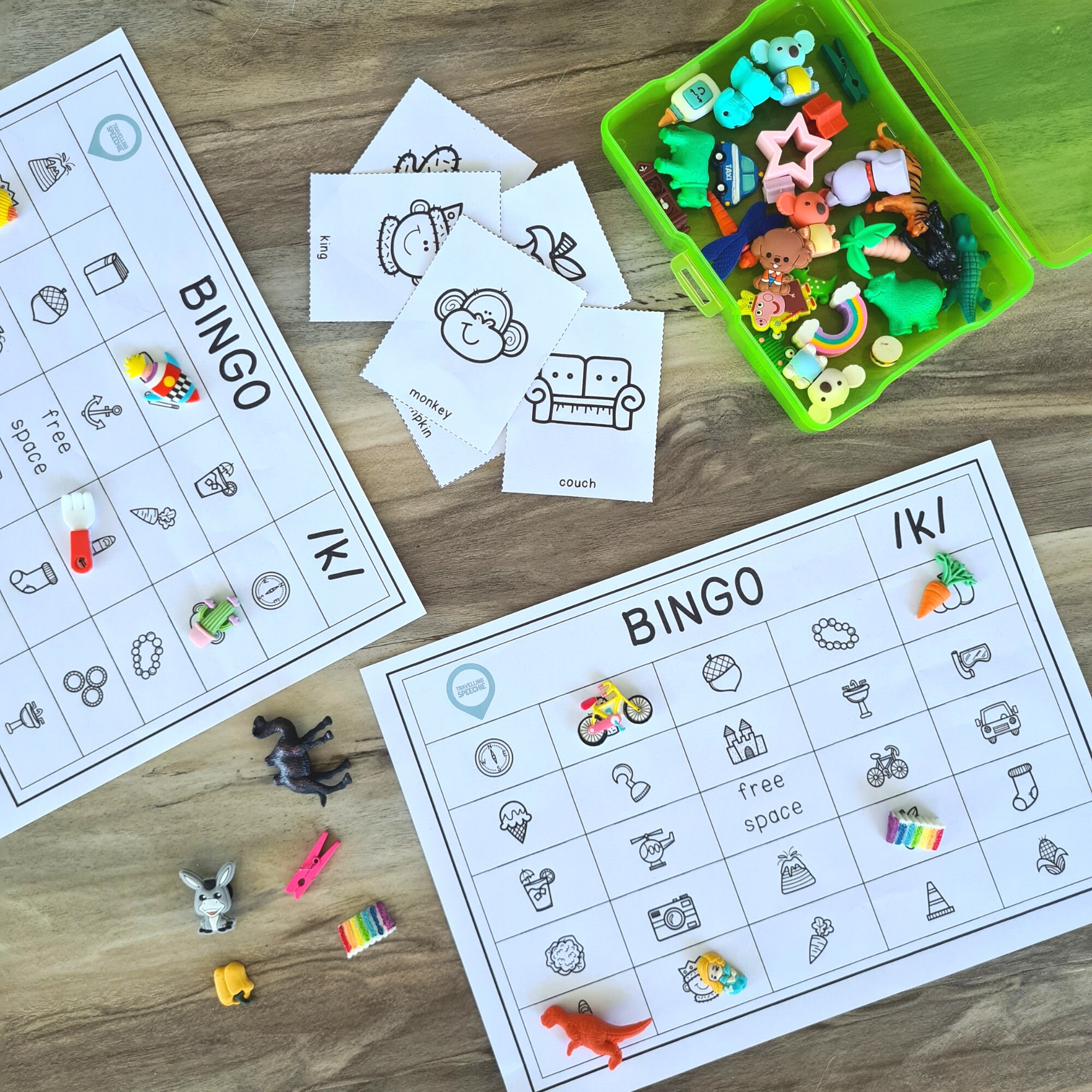 K BINGO ARTIC Speech Therapy - Teaching Phonics Letter Awareness ...