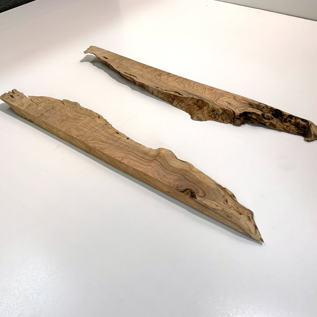 Live Edge Wood Slab, Olive Tree Slice, Round Reclaimed Unique Wooden ...