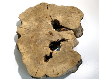 Live Edge Wood Slab Olive Tree Slice Round Reclaimed Unique - Etsy