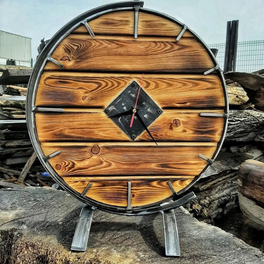 Pine Wood Wall Clocklive - Etsy