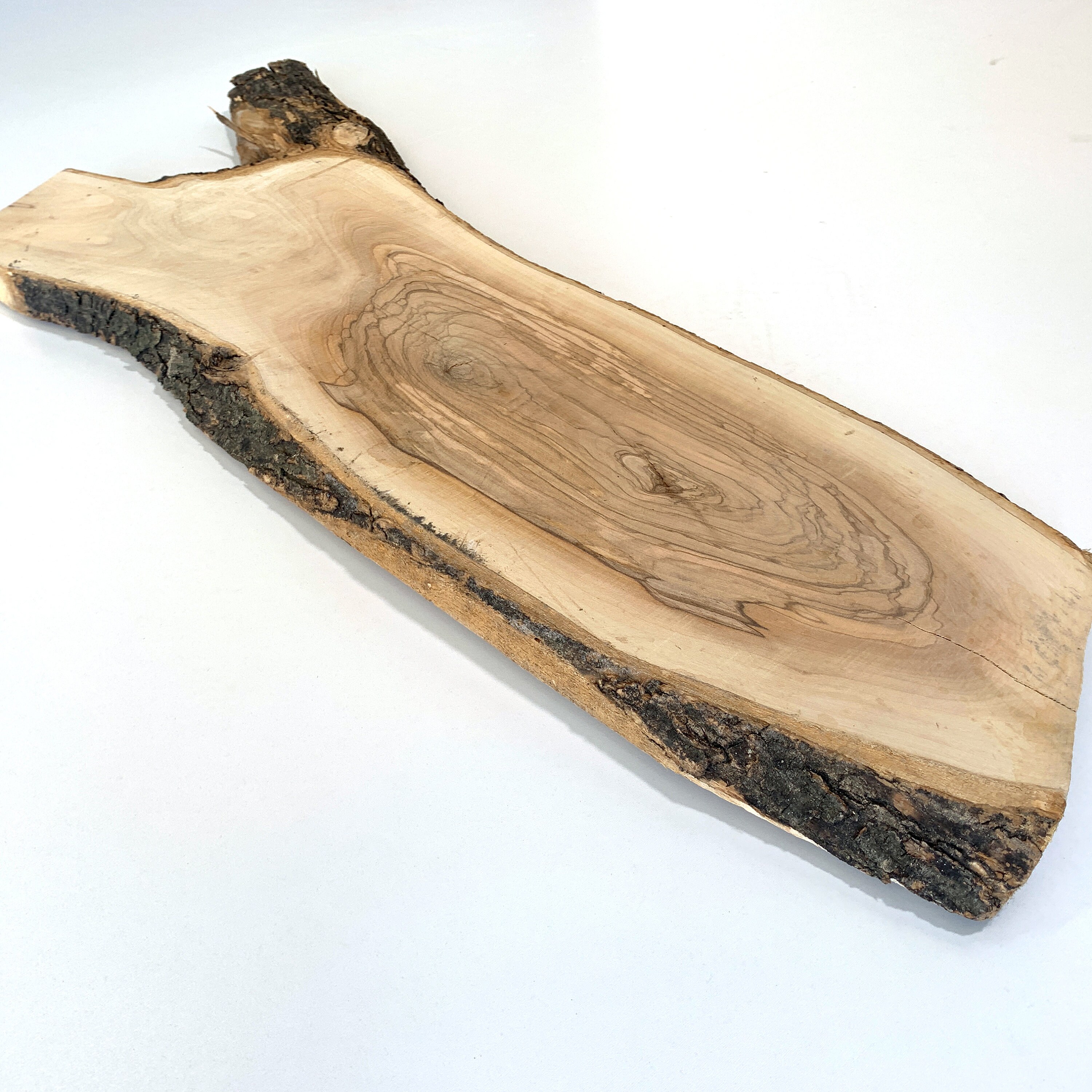 Live Edge Wood Slab, Olive Tree Slice, Round Reclaimed Unique Wooden ...