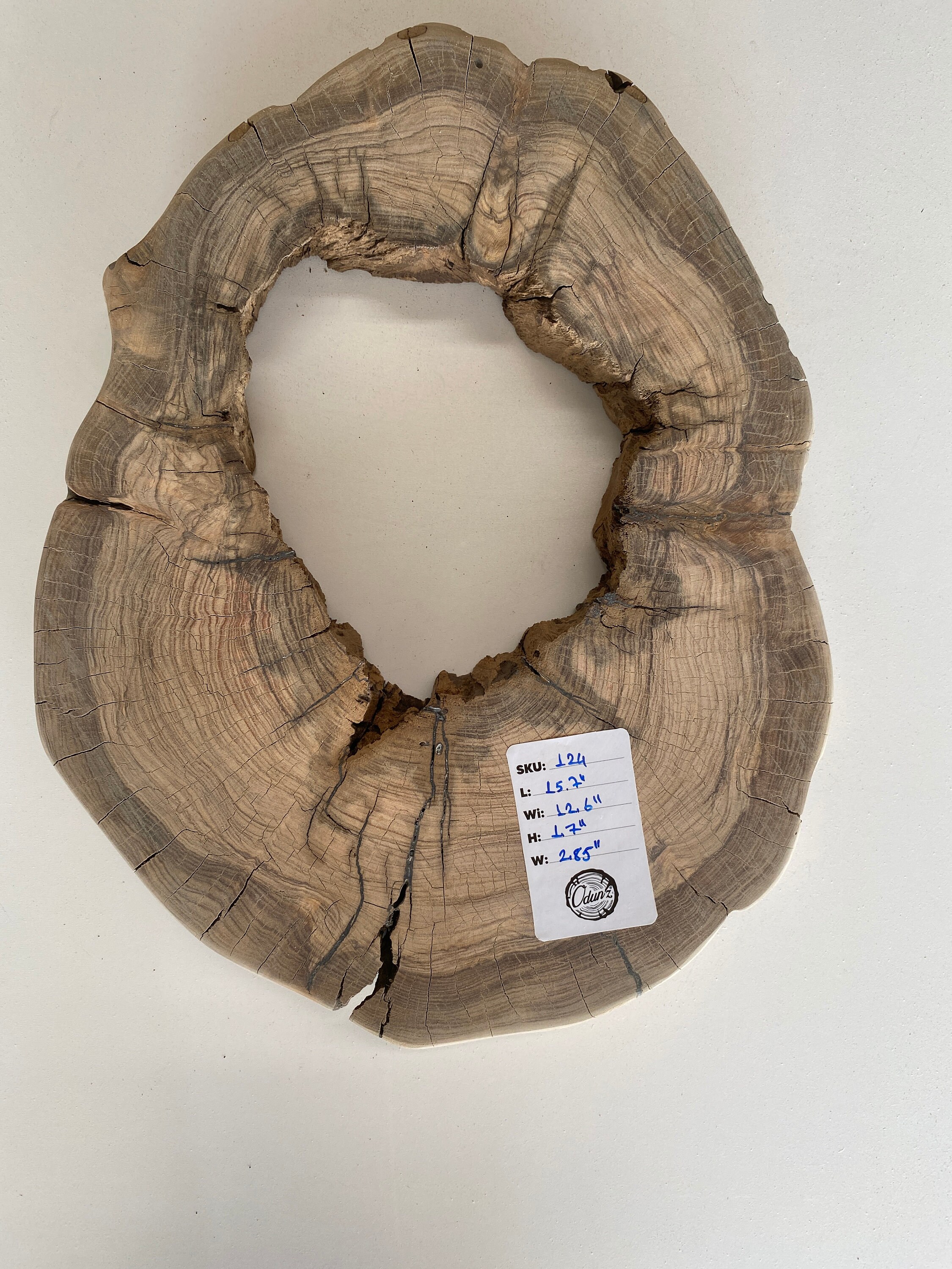 Live Edge Wood Slab Olive Tree Slice Round Reclaimed Unique - Etsy