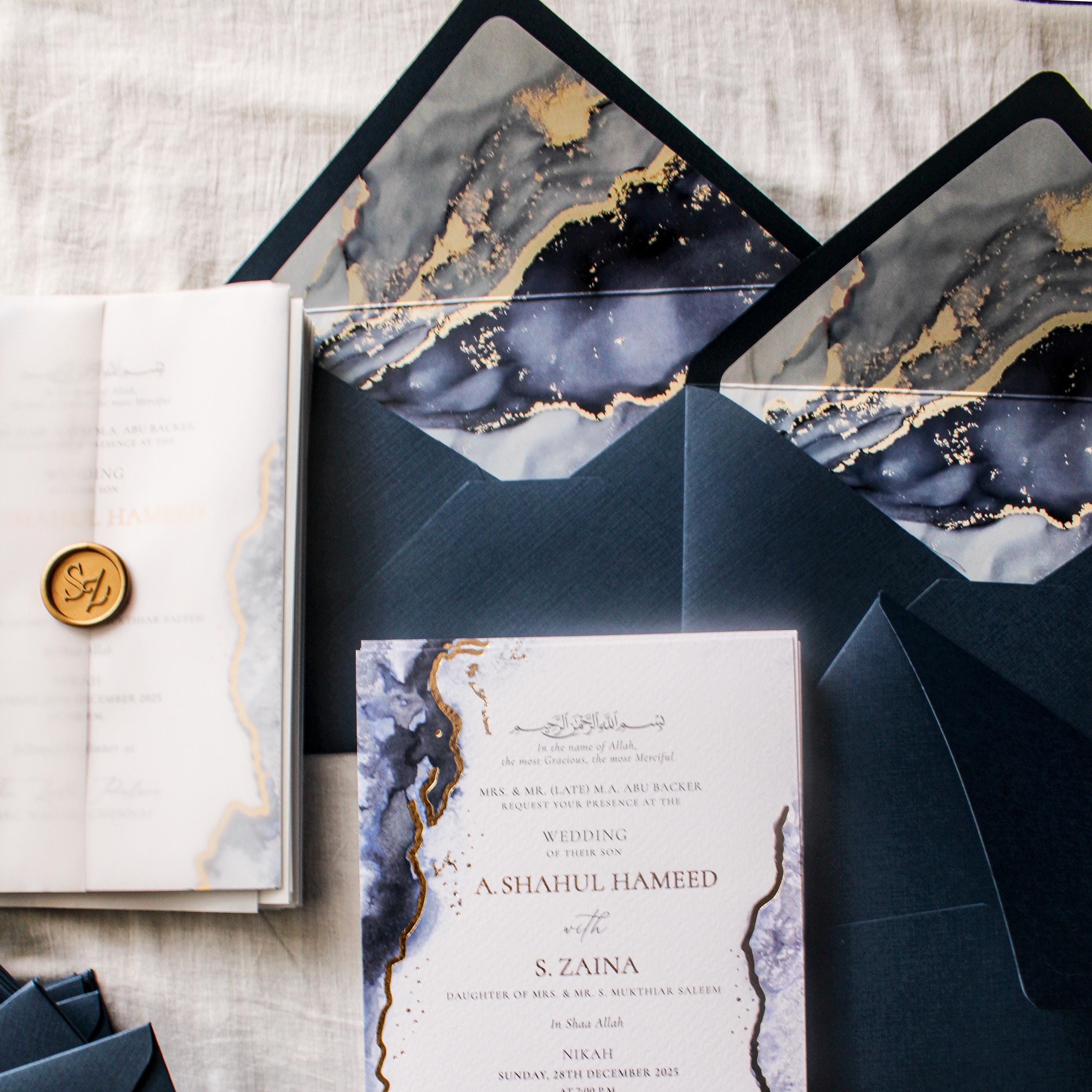Luxury Wedding Invitation Envelopes | 50 Colors, Optional Liner ...