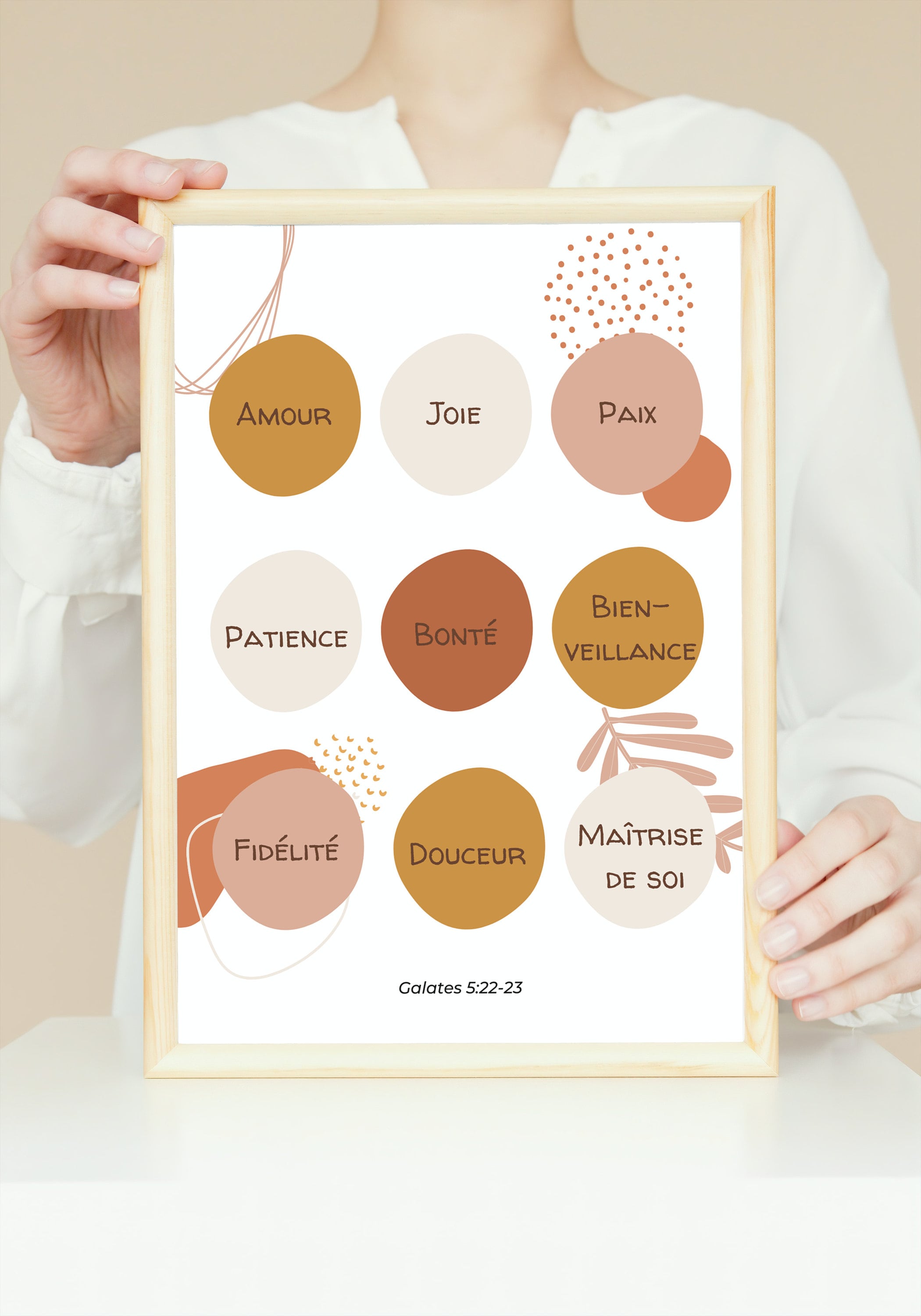 Verset biblique en français I Fruits de l'Esprit I Décor intérieur I ...