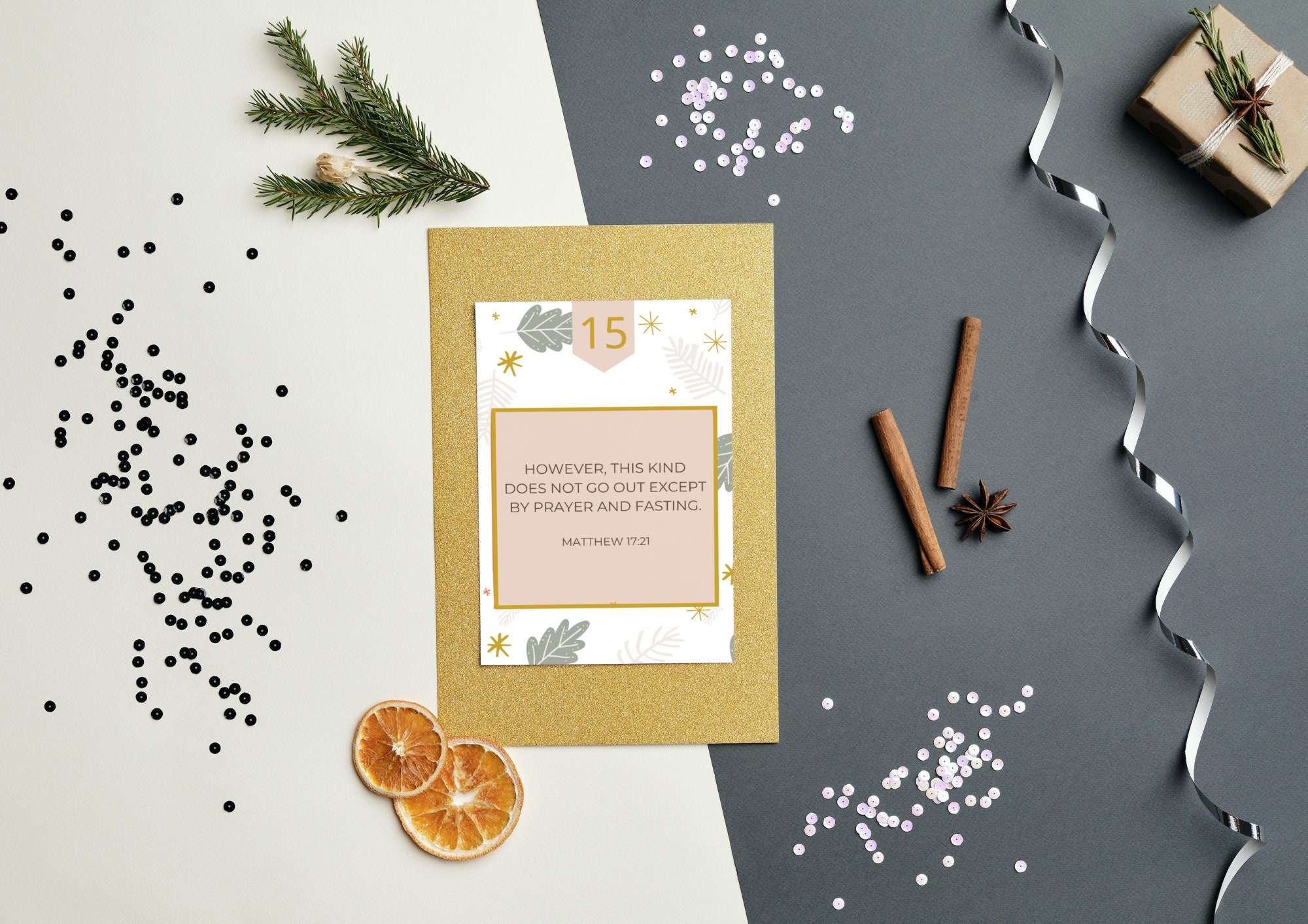 Printable Bible Verse Advent Cards 2023, Christian Advent Calendar ...