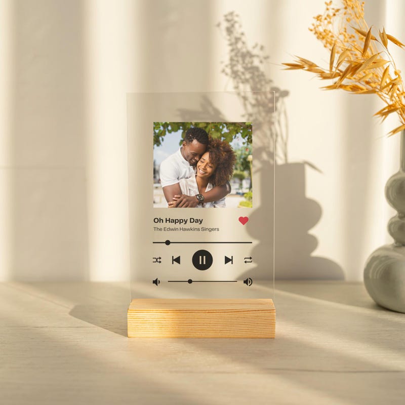 Acrylic Song Poster - Etsy