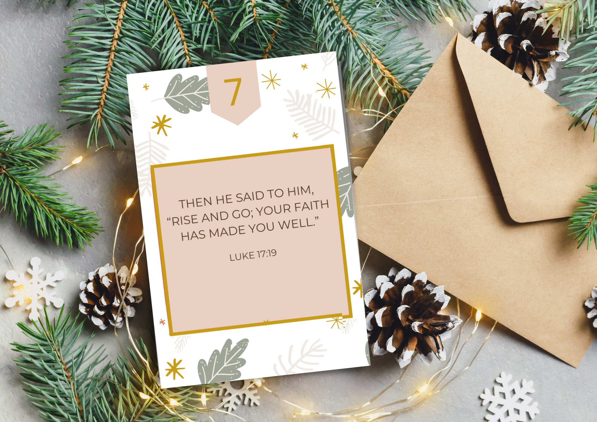 Printable Bible Verse Advent Cards 2023, Christian Advent Calendar ...