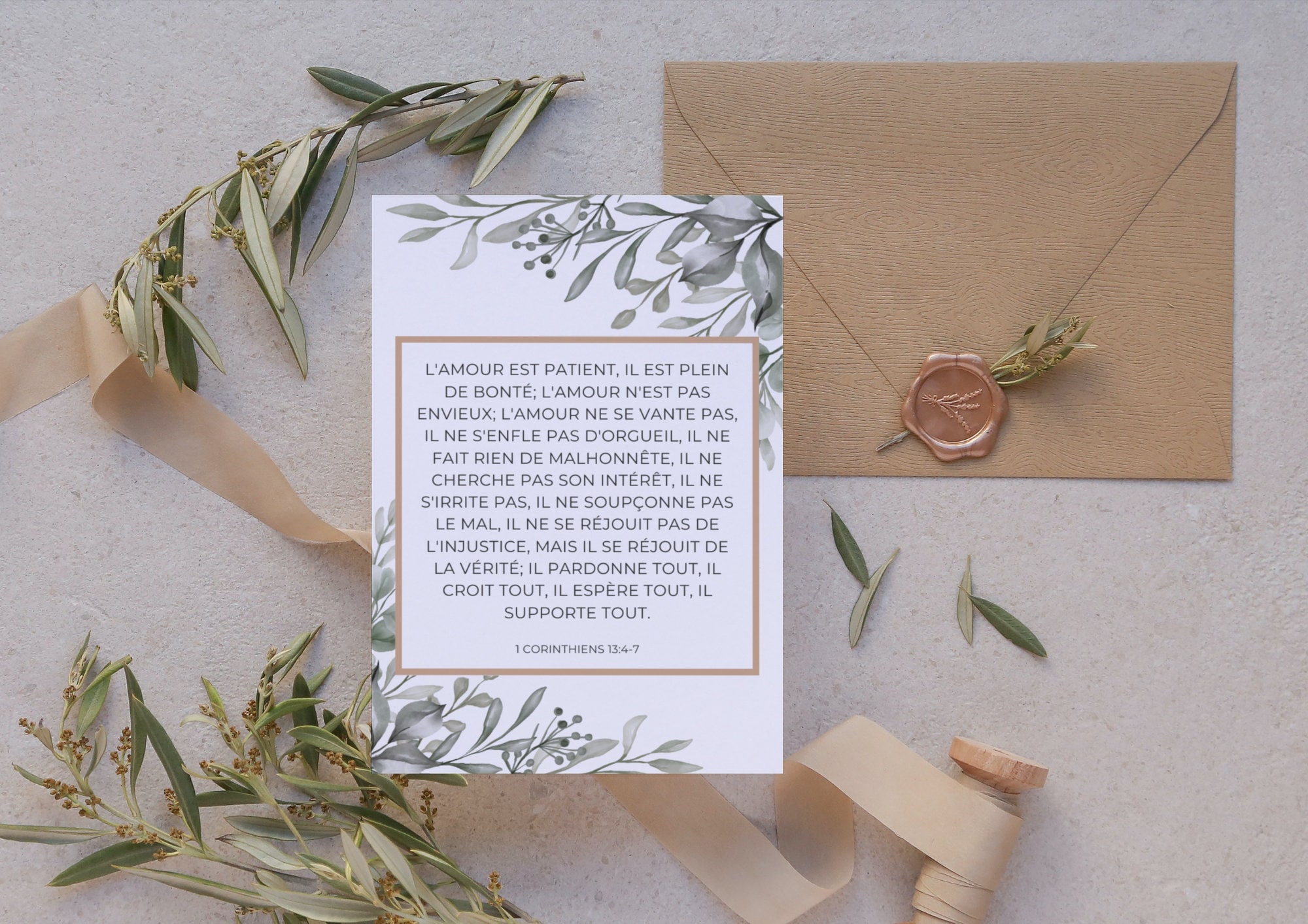 Cartes De Versets Bibliques En Français Sur Le Mariage Pour Femme ...