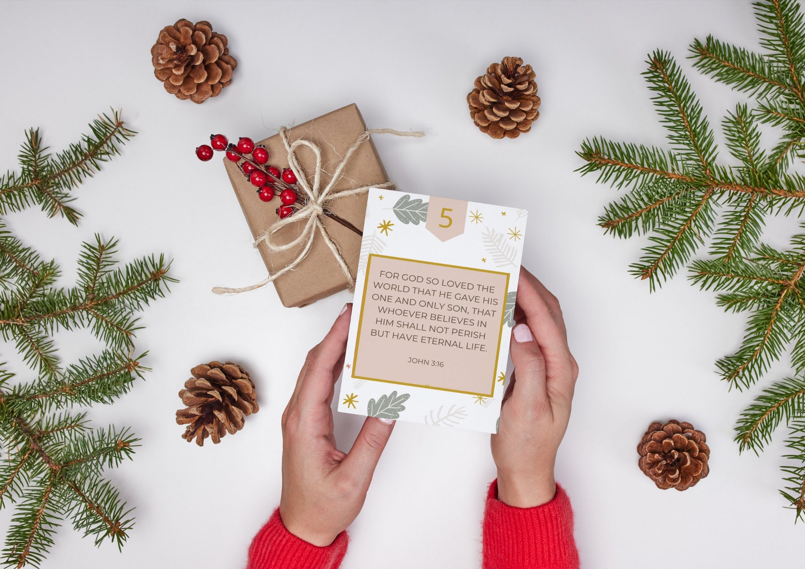 Printable Bible Verse Advent Cards 2023, Christian Advent Calendar ...