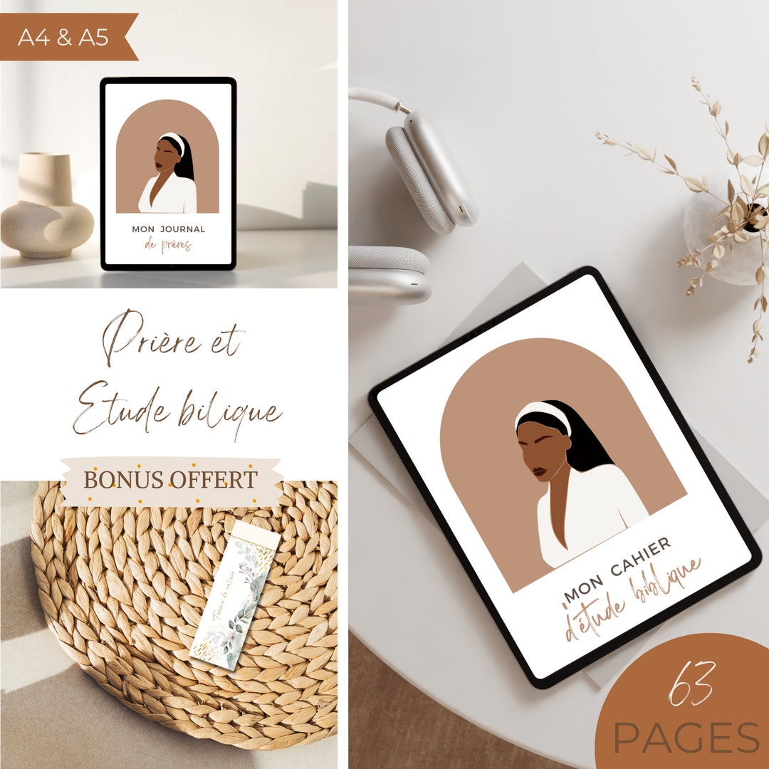 Coffret Chrétien, Journal De Prière En Français à Imprimer, Cahier D ...
