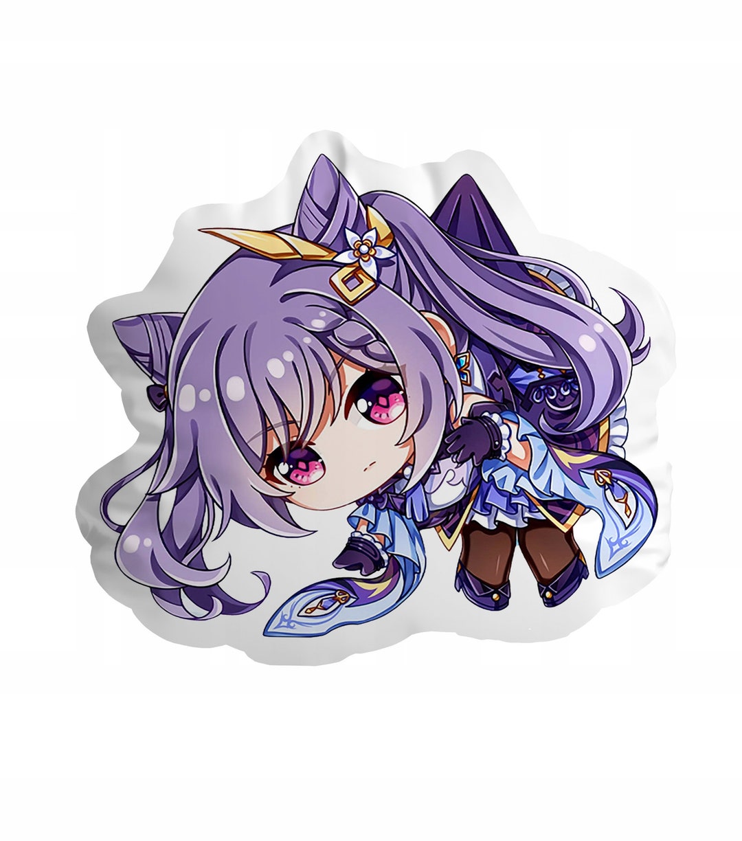 Pillow Chibi Genshin Impact Keqing - Etsy