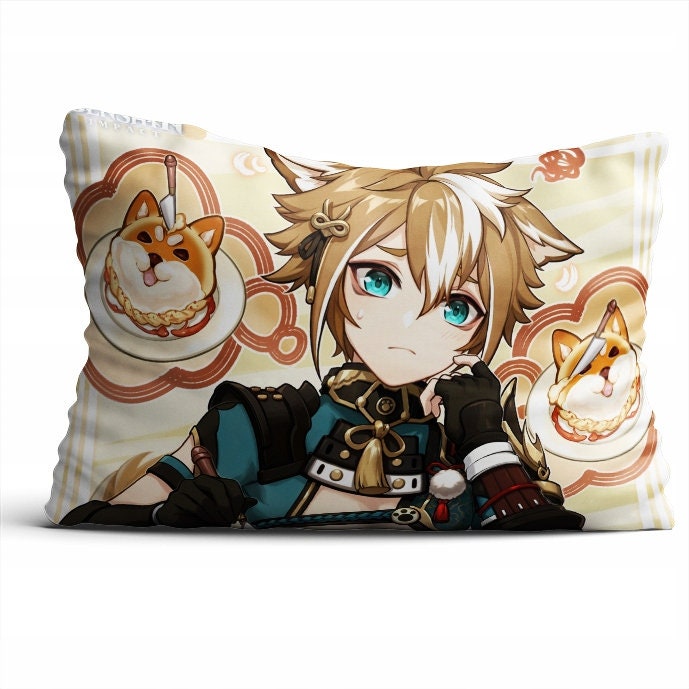 Pillow Genshin Impact Gorou - Etsy