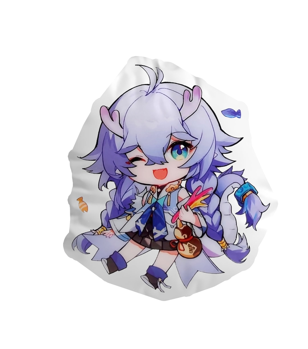 Pillow Chibi Honkai Star Rail Bailu - Etsy