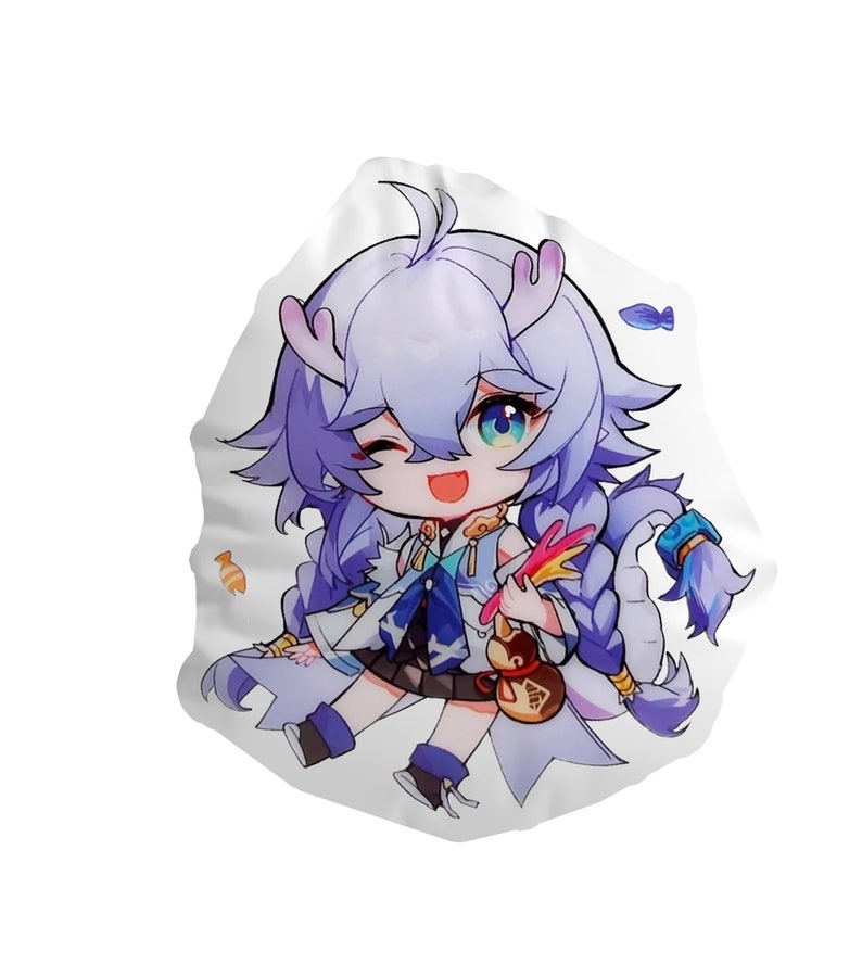 Pillow Chibi Honkai Star Rail Bailu - Etsy
