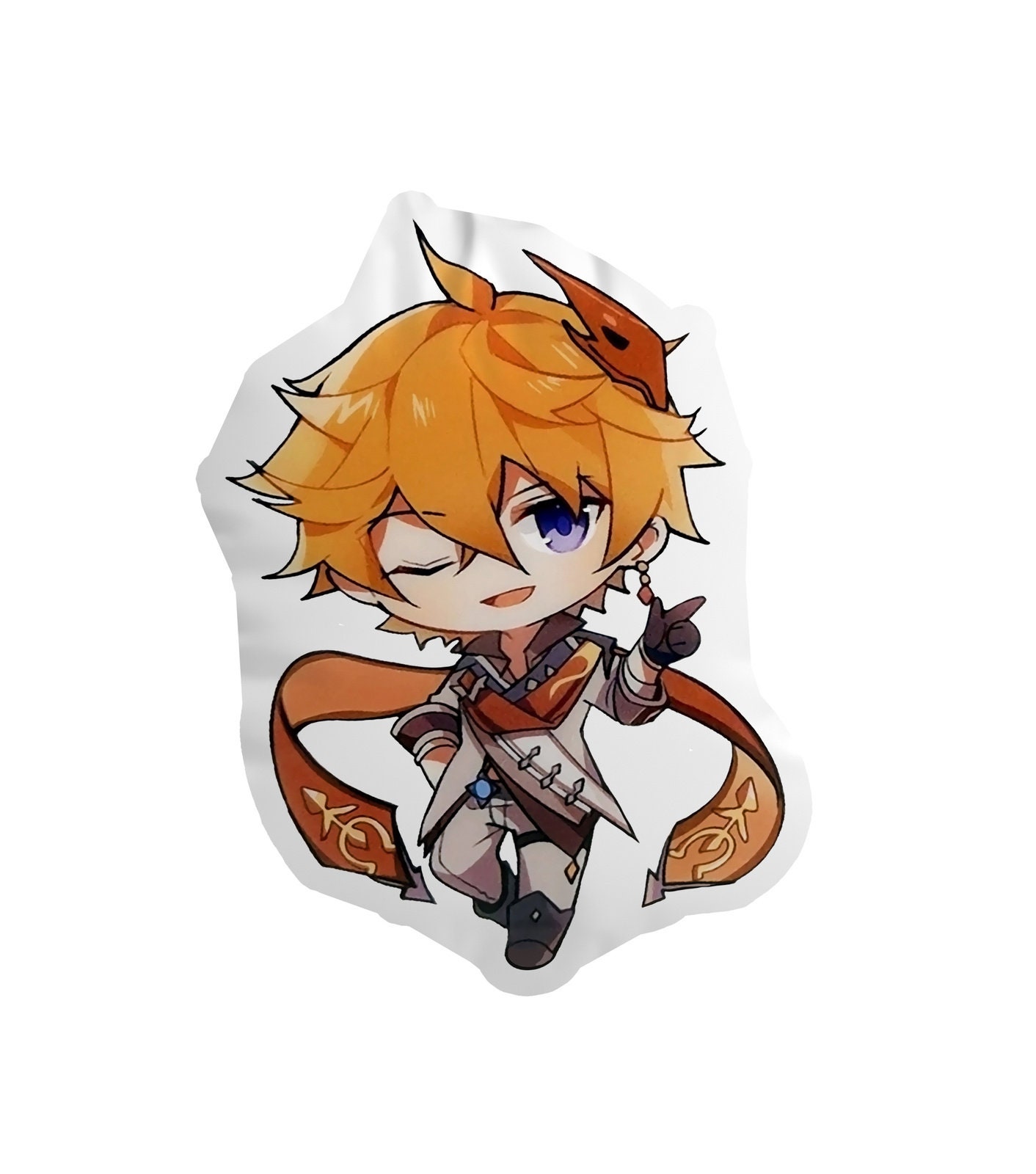 Pillow Chibi Genshin Impact Childe Tartaglia - Etsy