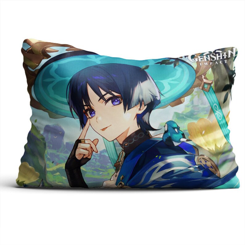 Pillow Genshin Impact Wanderer Scaramouche - Etsy